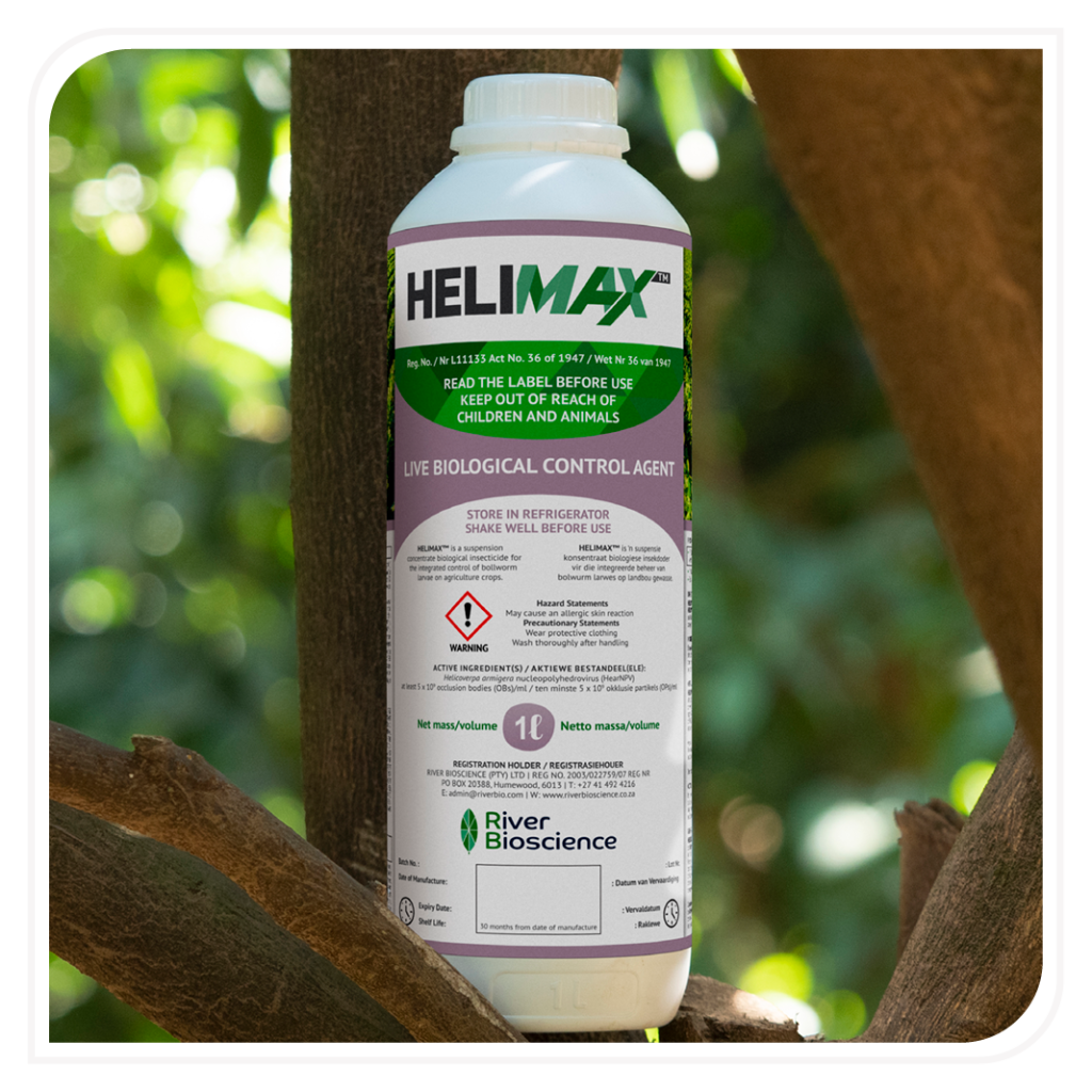 River Bioscience | Crop Protection | Bollworm Control | HeliMax